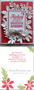 Holiday Cards Class – Festive Season – Suzy Stamps Blog