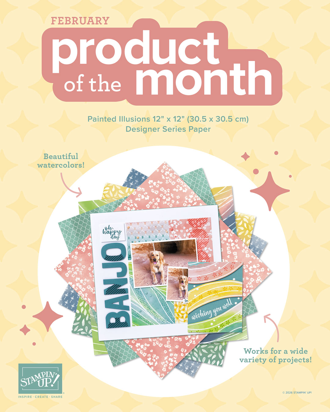 Stampin’ Up! February 2026 Product of the Month – Suzy Stamps Blog